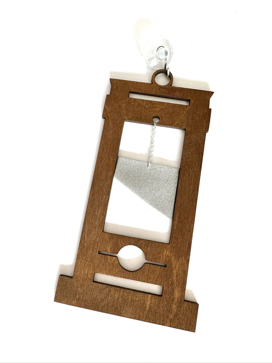 Wood - guillotine - wall/window hanging – loxythemaker